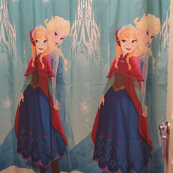 Disney | Bath | Disney Frozen Shower Curtain With Anna Elsa | Poshmark